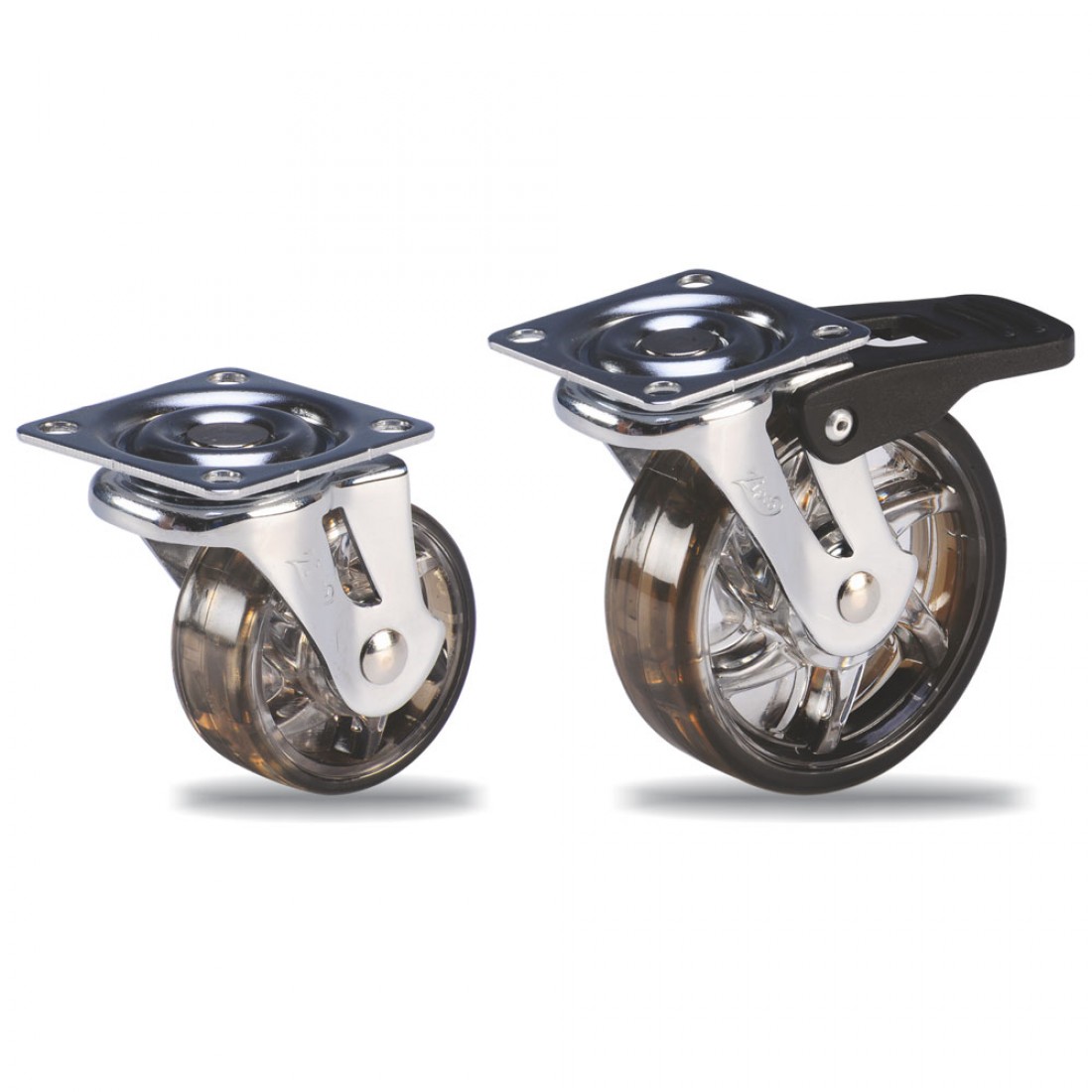 Swivel Castors - Polycarbonate